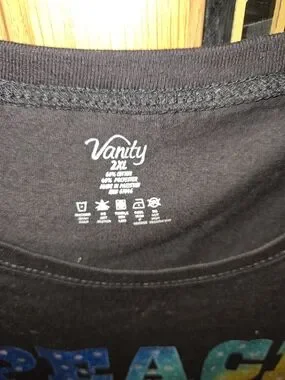 Vanity | Tops | Vanity Black Cool Grandma Graphic Vneck Tee | Poshmark